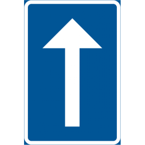 E16-3 - Enkelriktad trafik